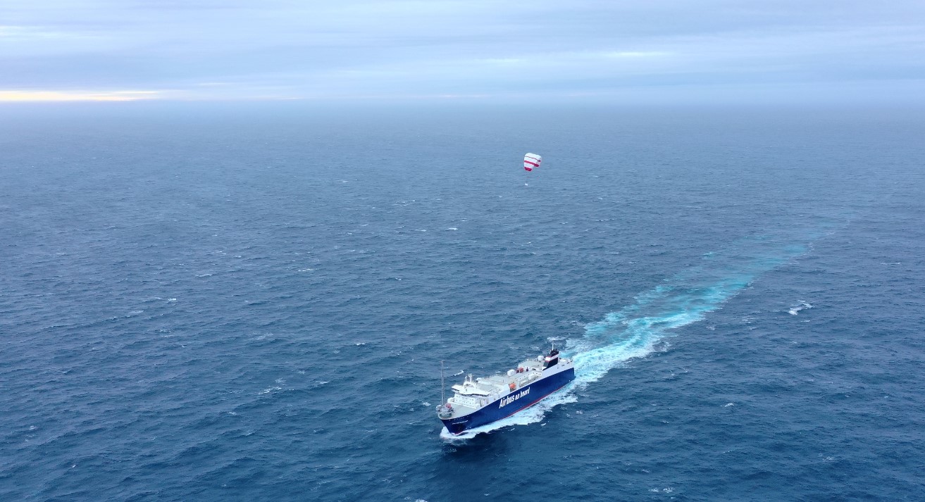 Lift-off: Watch as Airseas kite system takes to the air during sea ...