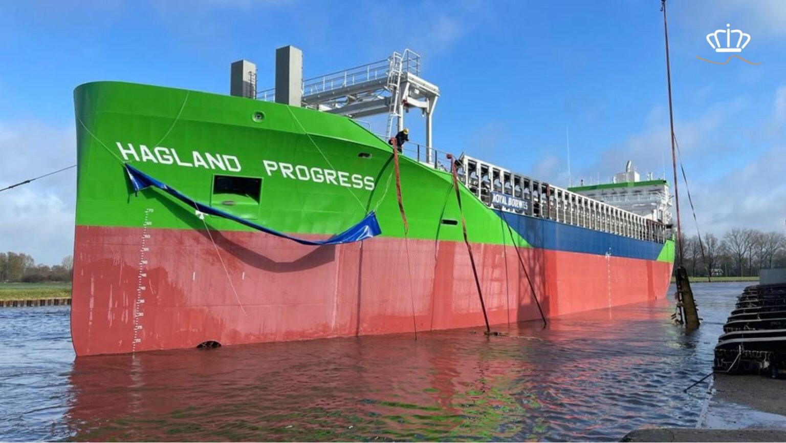 Hagland's 2nd battery-hybrid bulker hits the water - Offshore Energy