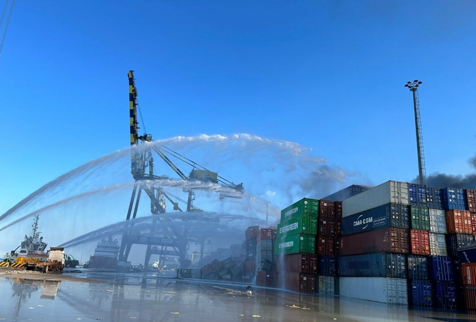 Video: Fire at Iskenderun port under control - Offshore Energy