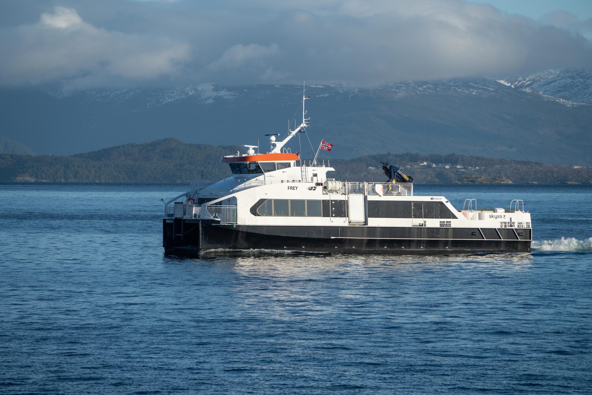 1st hybrid battery-electric express ferry joins Norled - Offshore Energy