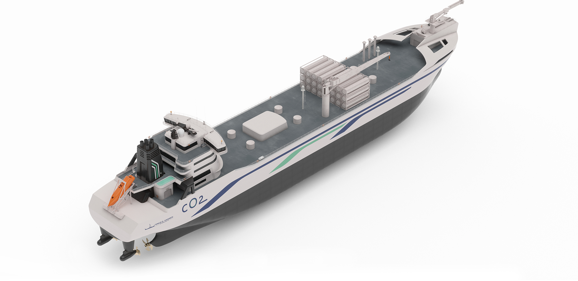 PHOTOS: Knud E. Hansen reveals CO2 tanker design concept - Offshore Energy