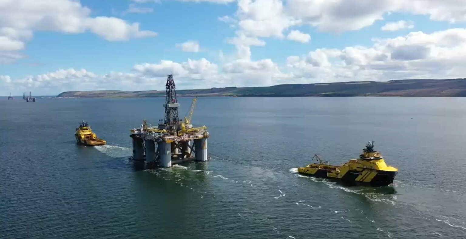 WATCH: Semi-sub rig embarks on its inaugural decom job in North Sea ...
