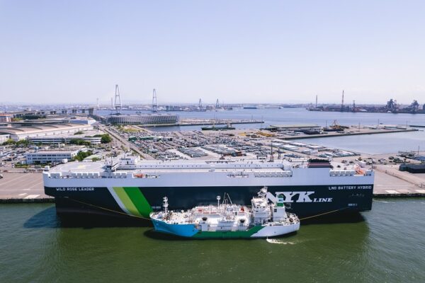 NYK's Wild Rose Leader in first ship-to-ship LNG bunkering at Nagoya ...