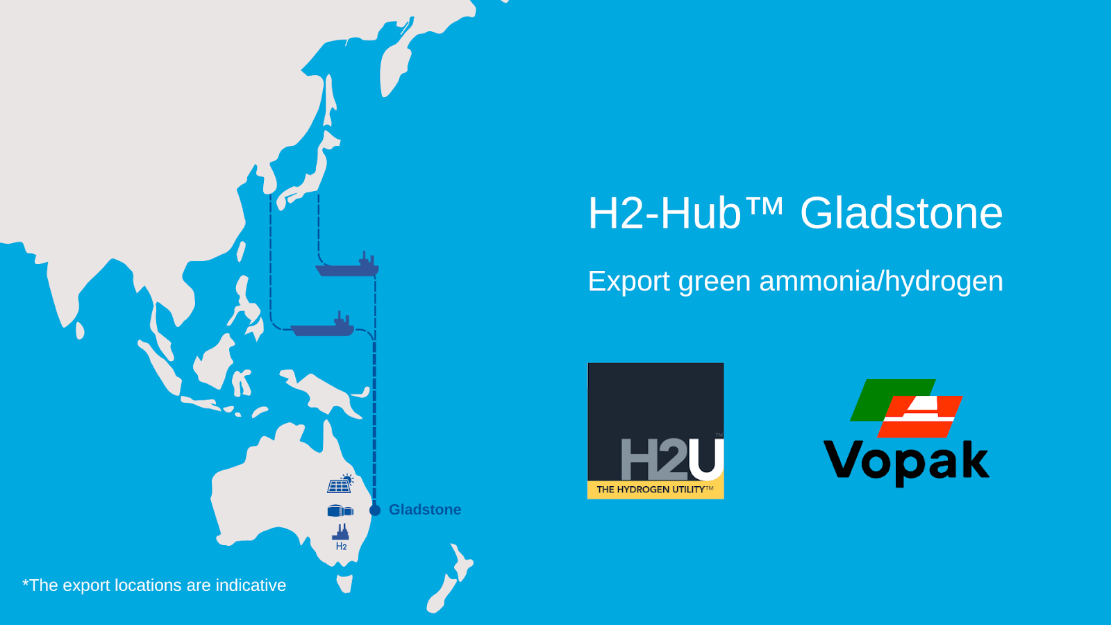 H2U, Vopak to work on Gladstone green hydrogen and ammonia export ...