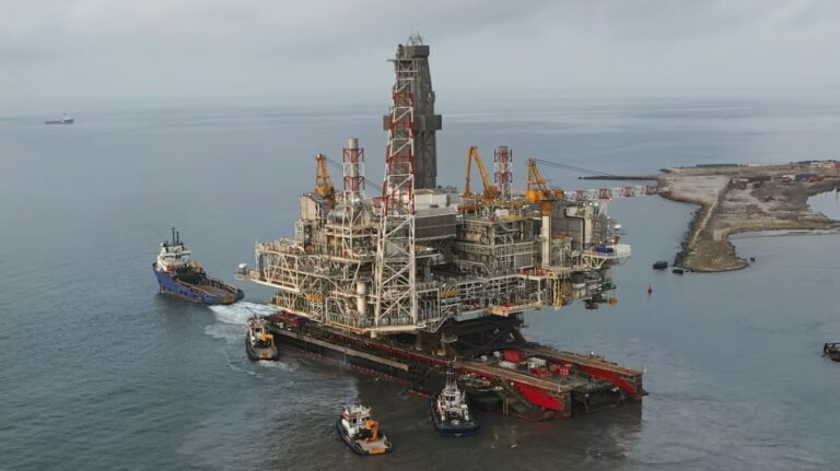 WATCH: BP’s $6 billion project closer to first oil as topsides sail ...