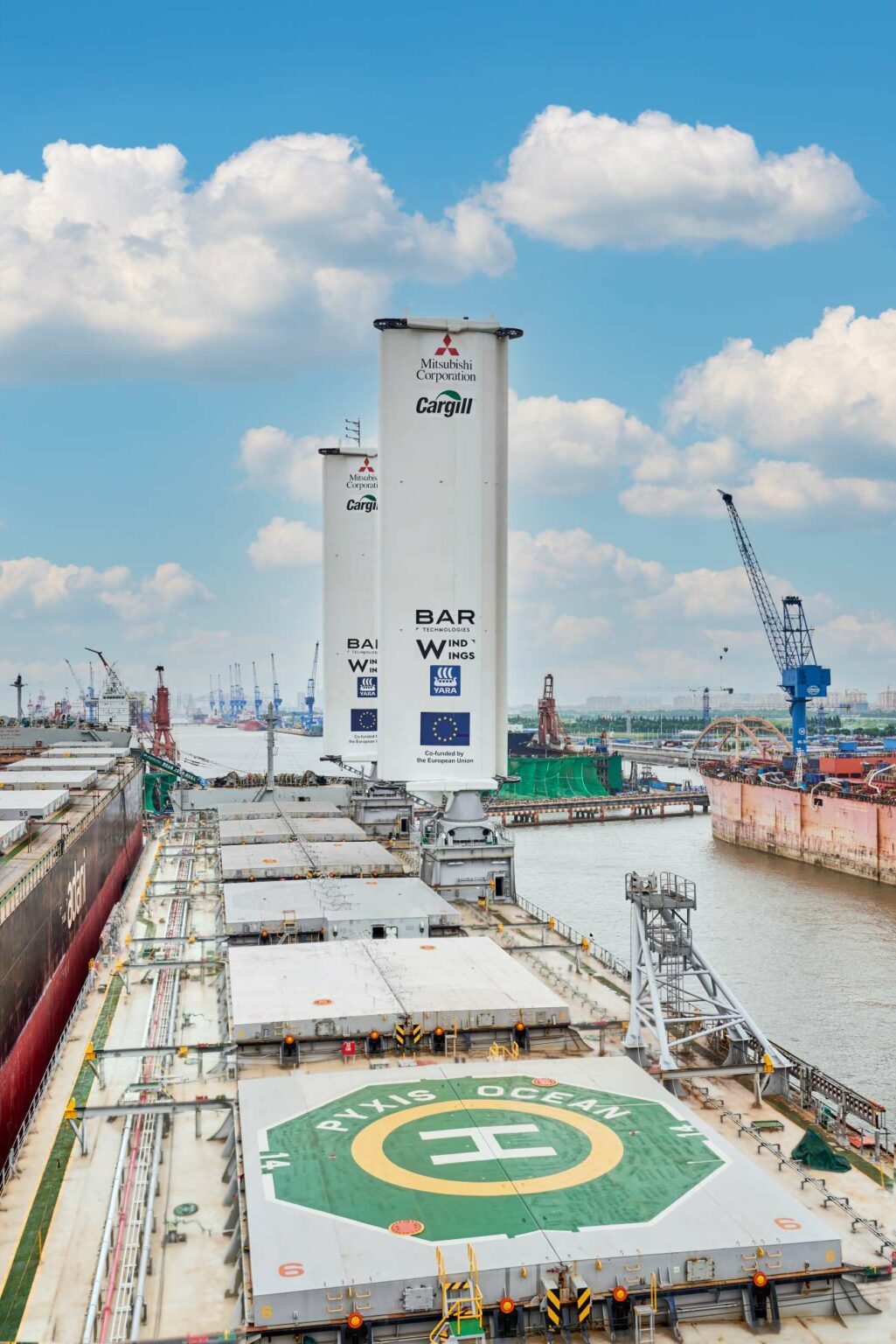 WATCH: Cargill-chartered Pyxis Ocean sets sails with WindWings set to ...