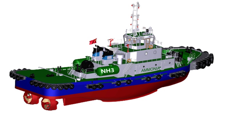 China's first ammonia/diesel dual-fuel tug enters construction phase ...