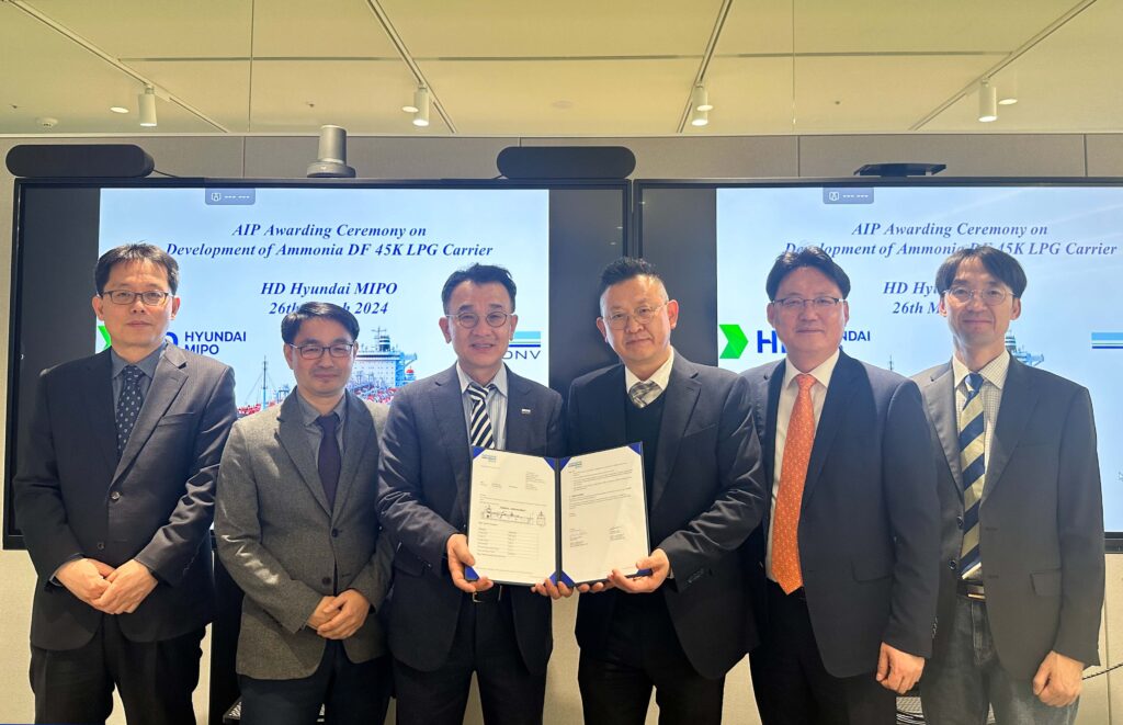 HD Hyundai Mipo kick-starts production of ammonia-powered ships ...