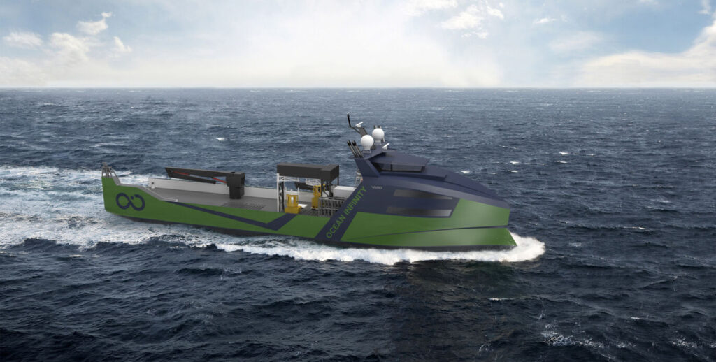 Vard starts building final 86-meter ammonia-ready robotic vessel for ...