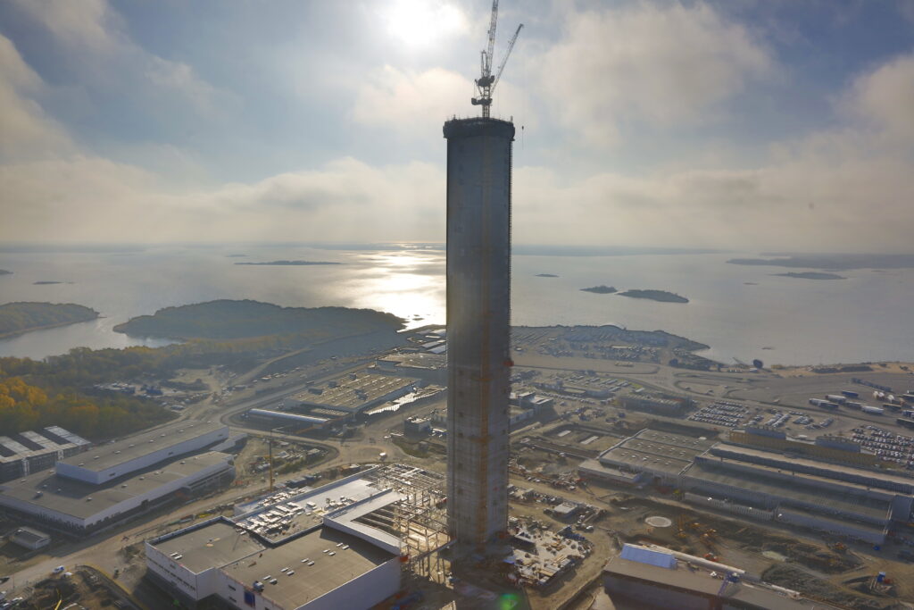 NKT's new cable extrusion tower reaches full height, becoming 57th ...