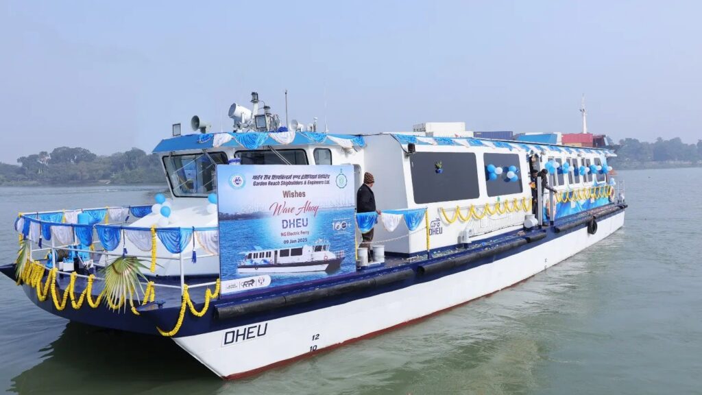 GRSE delivers next-gen electric ferry in West Bengal - Offshore Energy