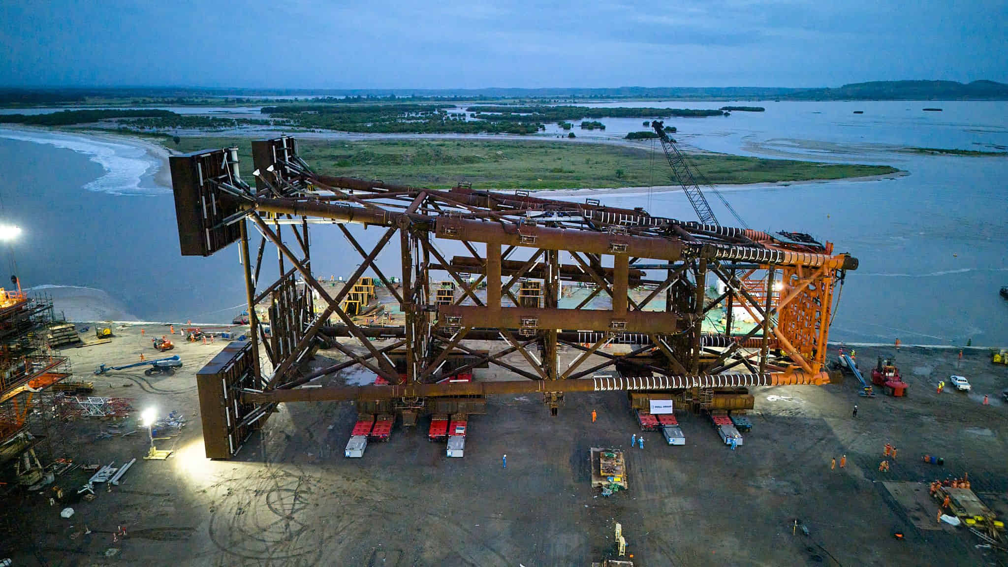 Saipem unveils platform construction milestone for Angola's 'pioneering ...
