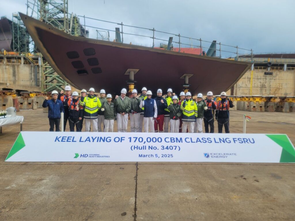 FSRU hull starts taking shape with keel-laying milestone out of the way ...