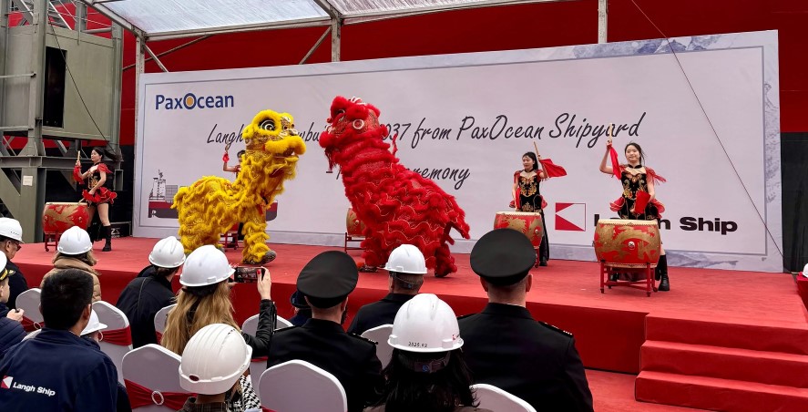 Langh Ship receives last green feeder vessel from PaxOcean