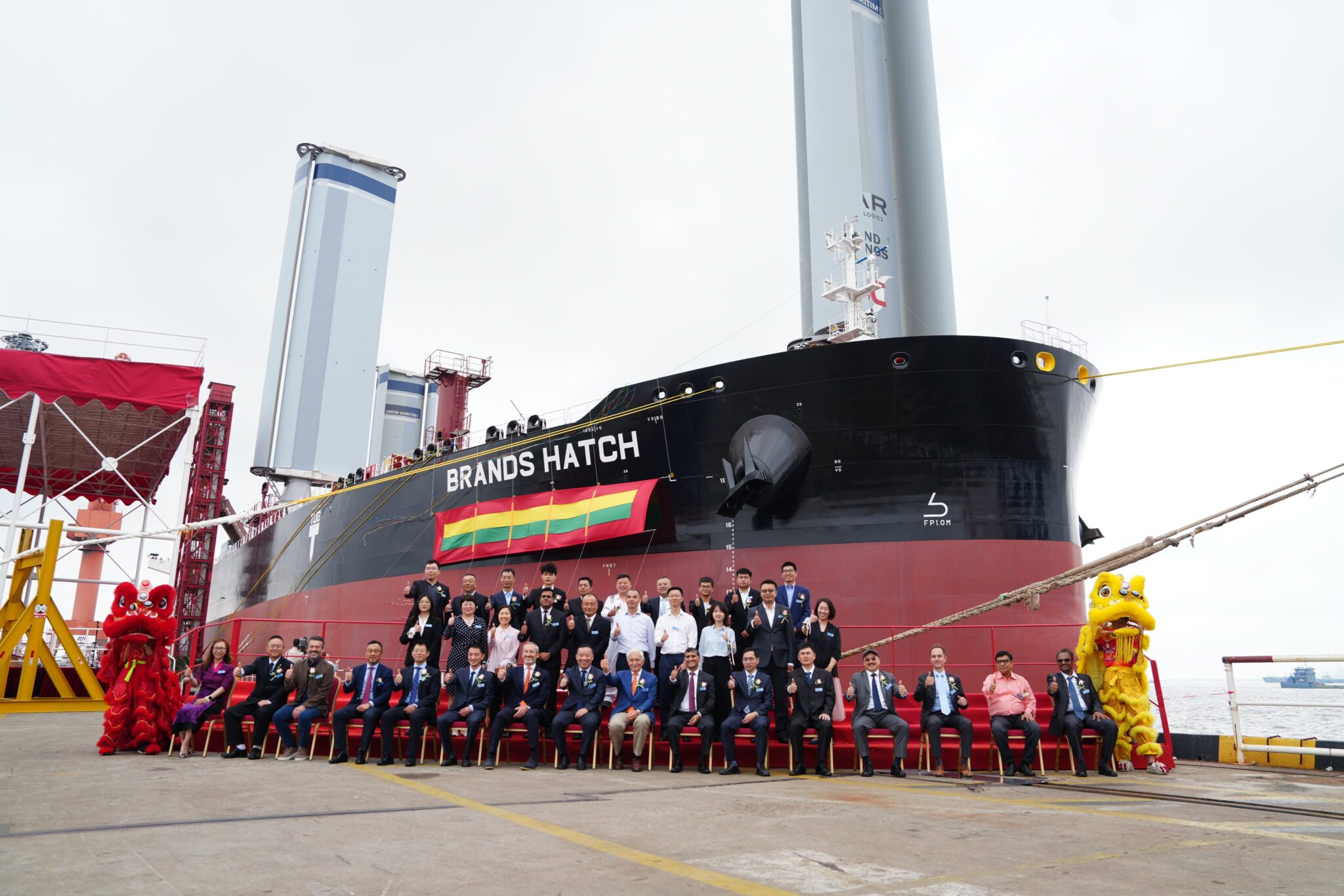 Union Maritime welcomes its first LNG and wind-powered LR2 tanker ...