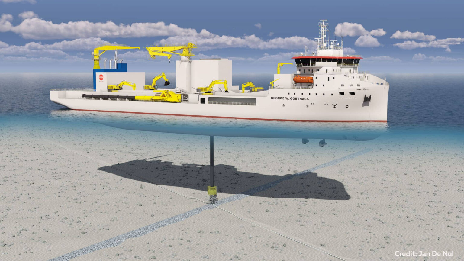 One new and one converted trenching support vessel to enrich Jan De Nul ...
