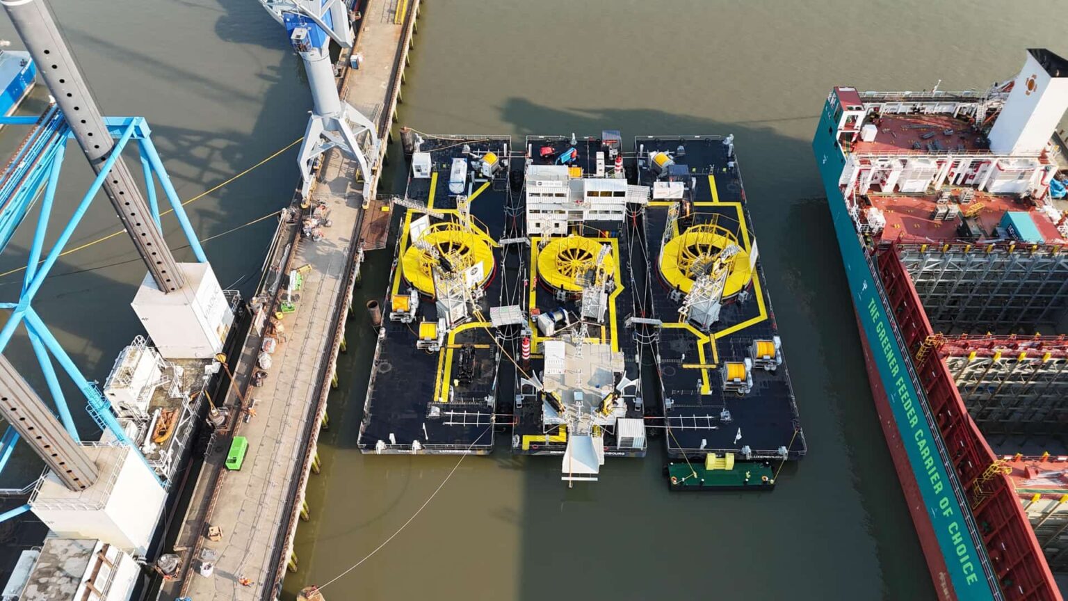 Dutch start building Enshore's specialist shallow draft cable lay barge ...